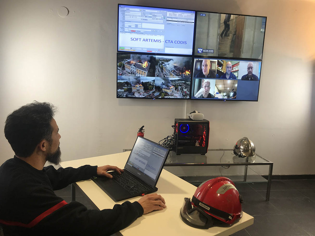 Command Center and Firefighter